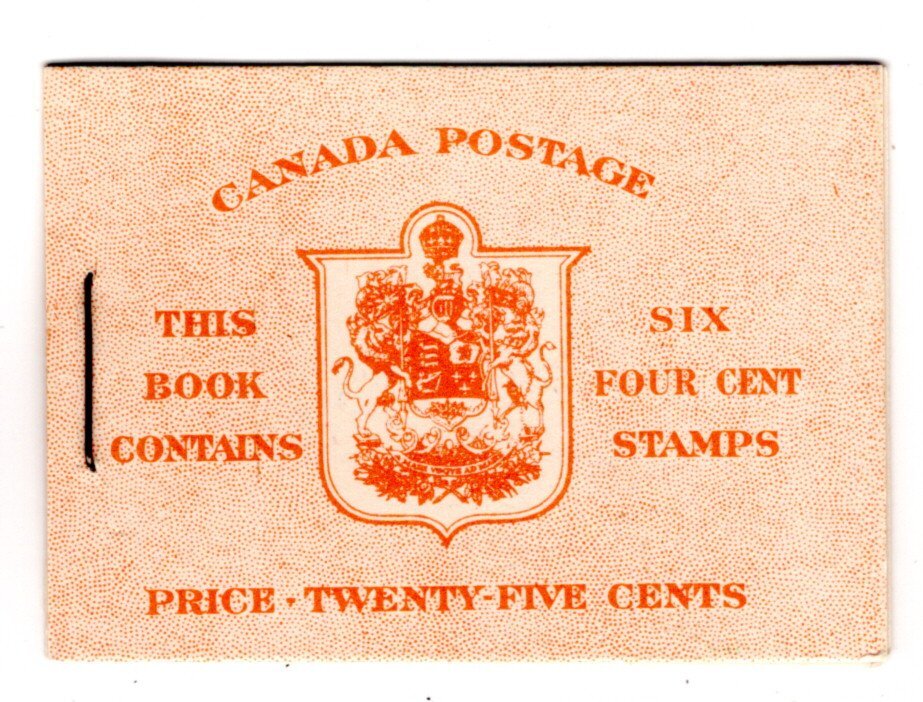 Scott BK42a (Eng), 1949-51 Issue, VF, Canada booklet postage stamps ...