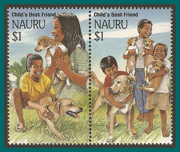 Nauru 1994 Year of the Dog, MNH 408-409,SG417a | Australia & Oceania ...