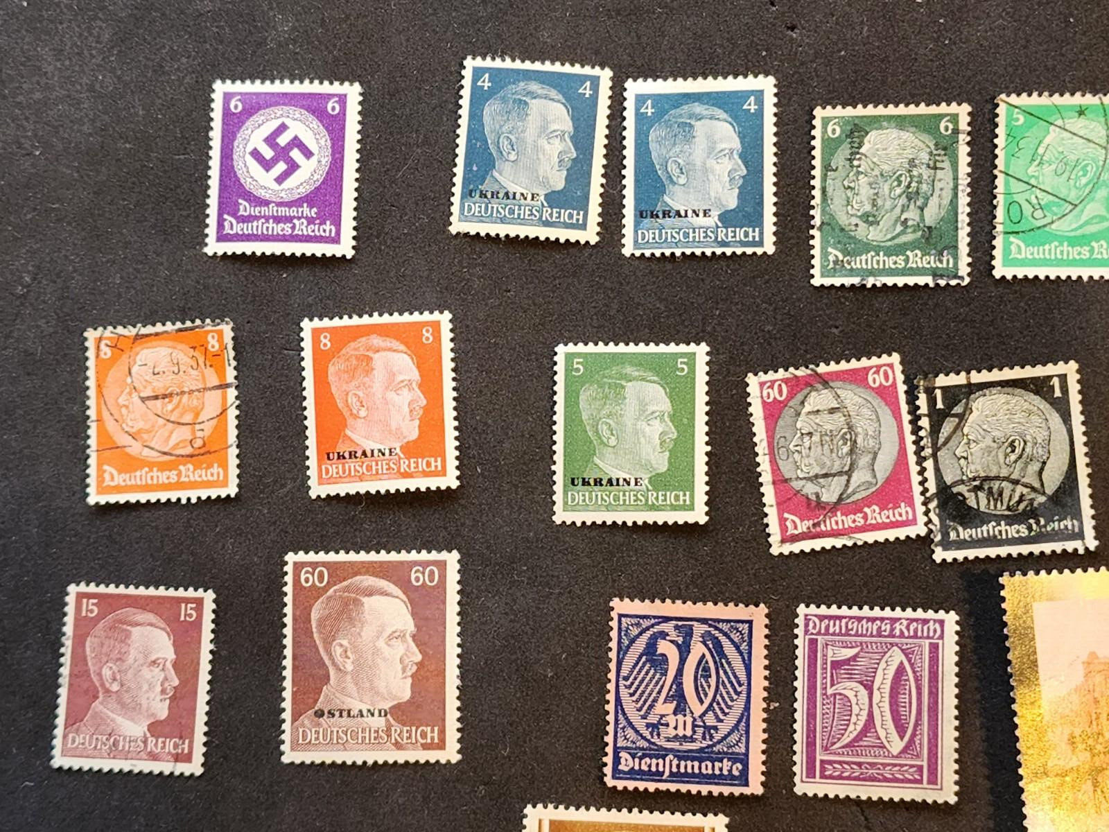 WW2 WWII German Third Reich NSDAP Nazi War Military stamps Hitler ...