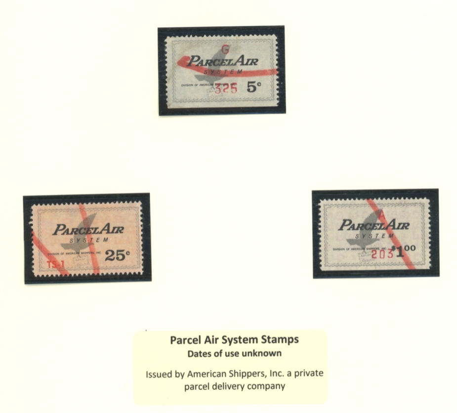 U.S. #Parcel AIR System SET | United States, Stamp / HipStamp