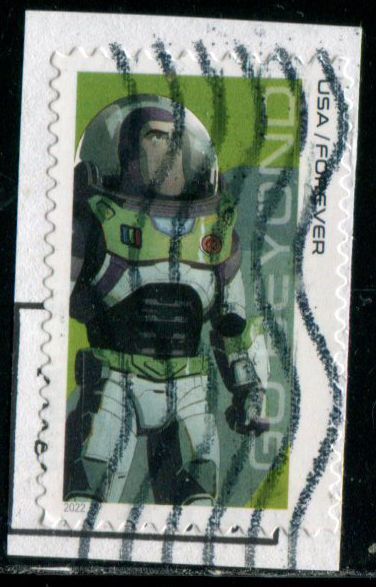 5712 US (60c) Buzz Lightyear - standing feet not visible SA, used on ...