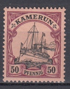 1906 German Colonies Deutsch Kamerun Michel 14 MH (Without Watermark ...