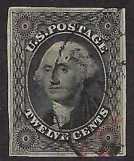 US Scott #17 Used VF Black and red cancel APS Cert Clean | United ...