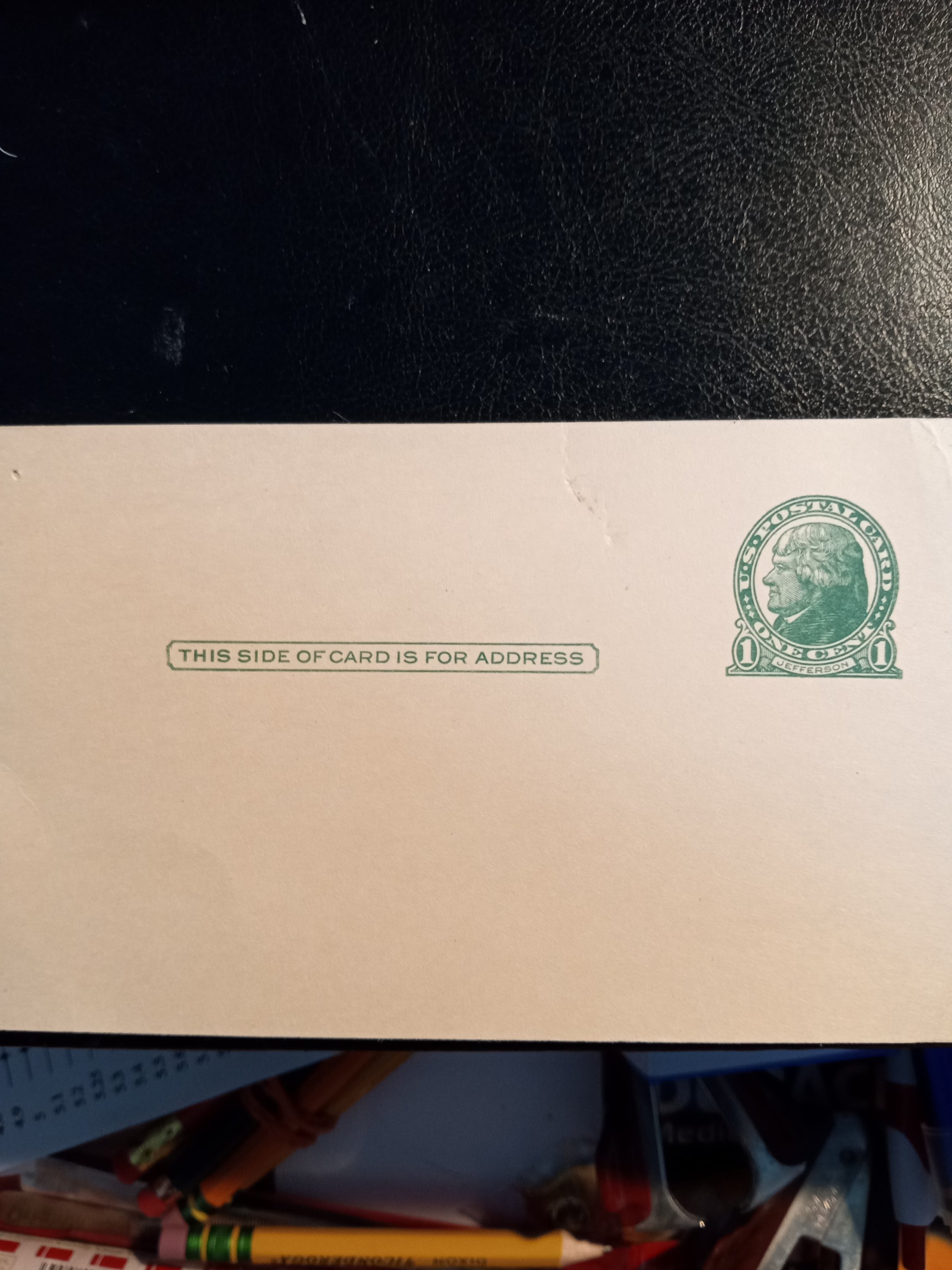 US postcard - UX-27, Thomas Jefferson, 1c, Ca 1914, mint, very nice ...