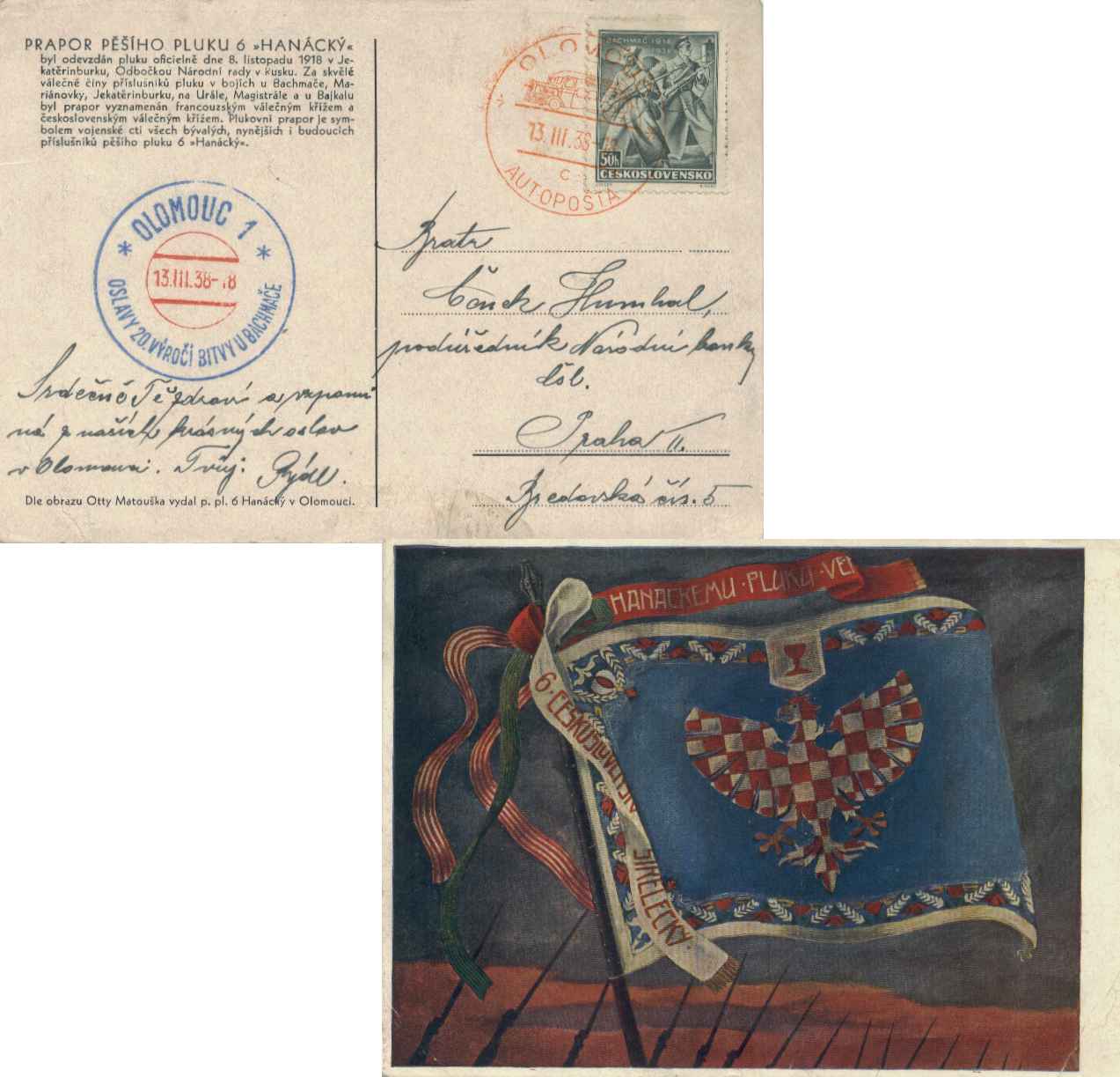 Czechoslovakia 50h Battle of Bachmac Anniversary 1938 Olovouc ...