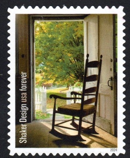 SC# 5896g - (68c) -Shaker Design - 7 0f 12 - "Rocking Chair" - USED ...