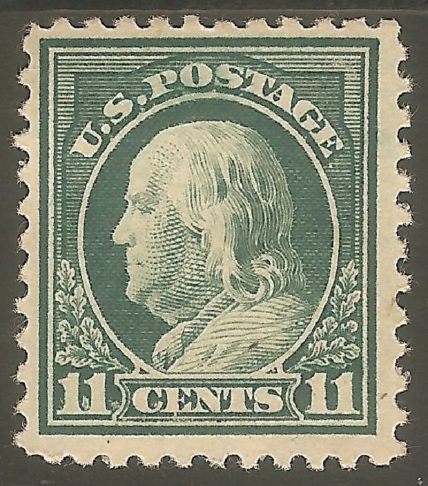 US USA Sc# 512 MH FVF Perf 11 Franklin 11 cent | United States, General ...