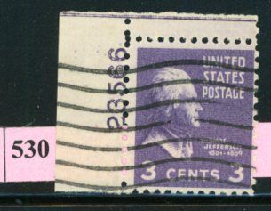 PKStamps - USA - 807 - Used - Plate Number Single #21-530 | United ...