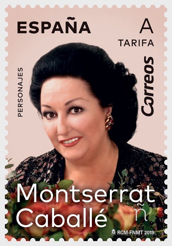 2019 Spain Montserrat Caballe Opera Singer (Scott NA) MNH / HipStamp