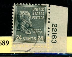 PKStamps - USA - 828 - Used - Plate Number Single #22-689 | United ...