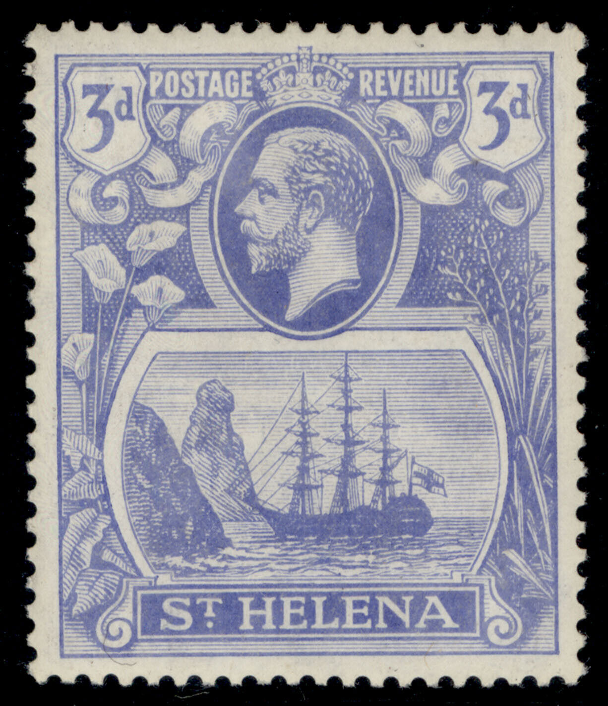 ST. HELENA GV SG101, 3d bright blue, LH MINT. | Worldwide - South ...