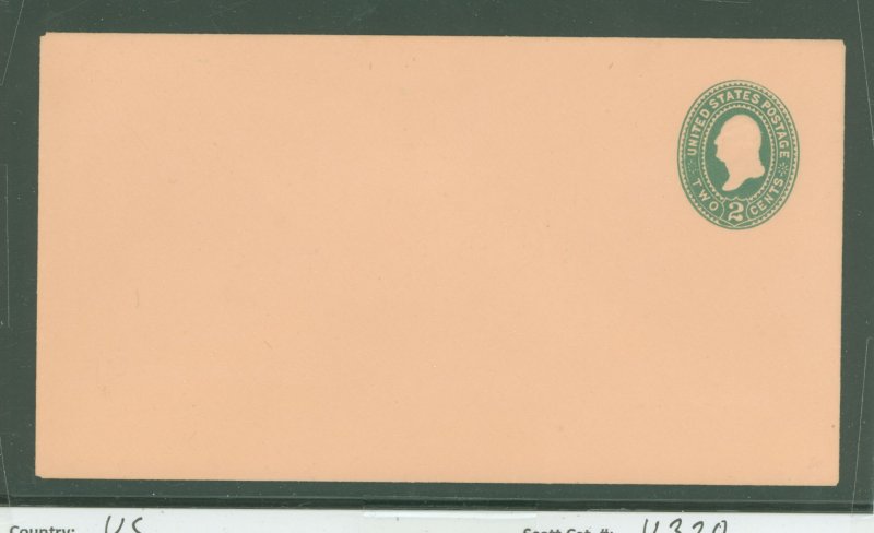 US U320 1887-1894 Washington 2c green on Oriental buff, superb ...