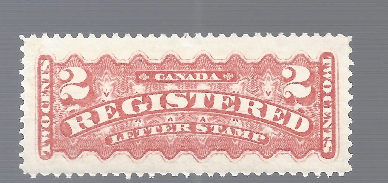 Canada # F1i VF Mint NH 2c Orange-Red Registration Stamp Bs27022-4 ...