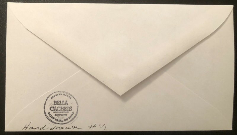 2021 Heritage Breeds FDC Milking Devon Cow Hand Drawn Cachet Lunar Year ...