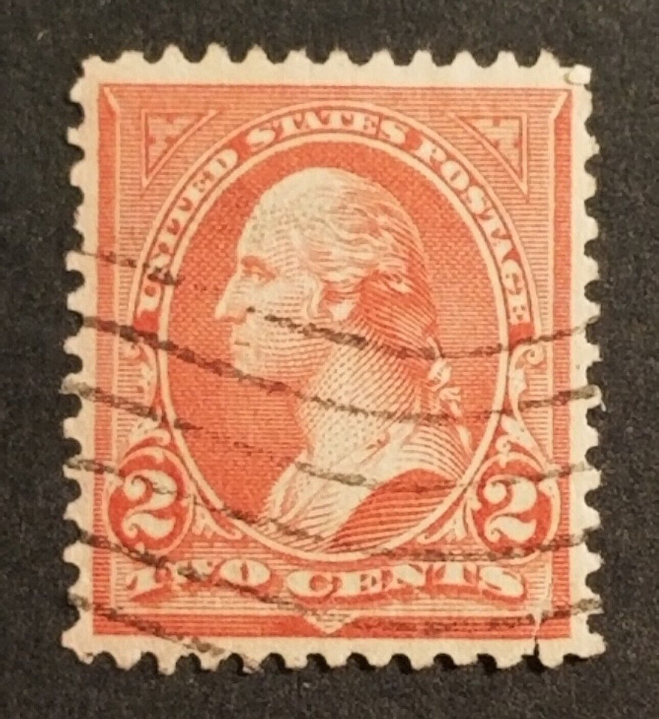 VF Beauty - US Scott 252 2c George Washington Type 3 Used Stamp z4849 ...