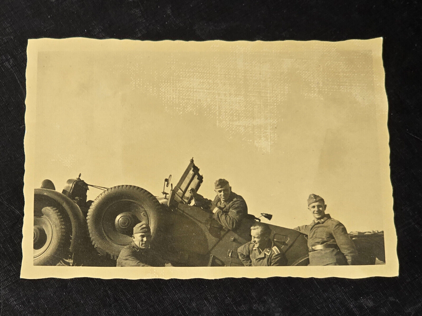 Luftwaffe Soldiers W Offroad Vehicle CAR Automobile Auto WW2 Wwii ...