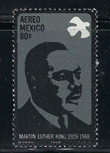 Mexico C339 MH 1968 Martin Luther King (fe5711) | Central & South ...
