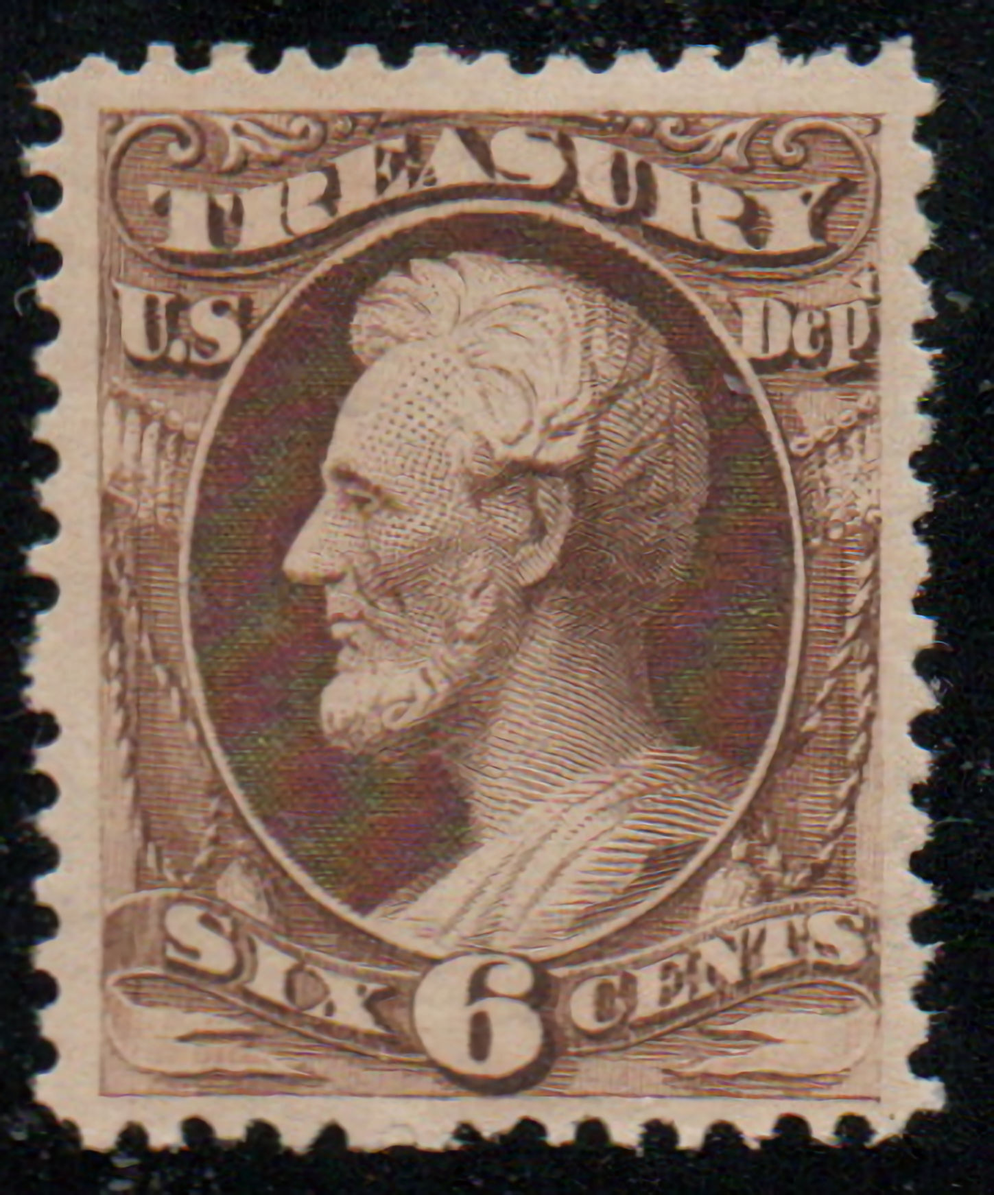 O110 VF/XF OG H, rich color! c2922 | United States, Officials Stamp ...