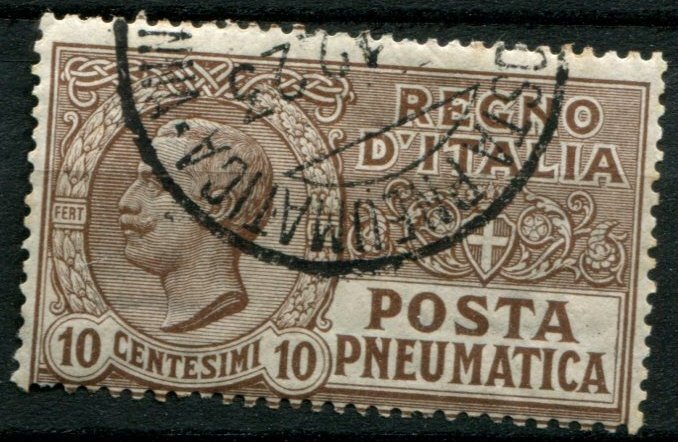 Italy Sc#D1 Used, 10c dl brn, Pneumatic Mail (1913) | Europe - Italy ...
