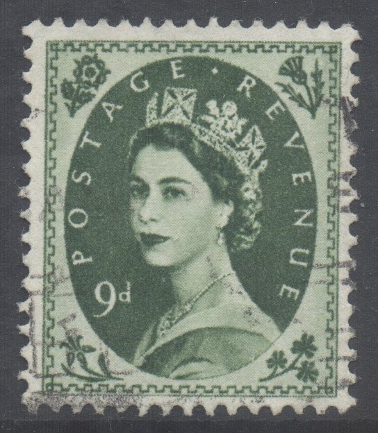 GB Scott 365 - SG582, 1958 Multiple Crowns 9d Wilding used | Great ...