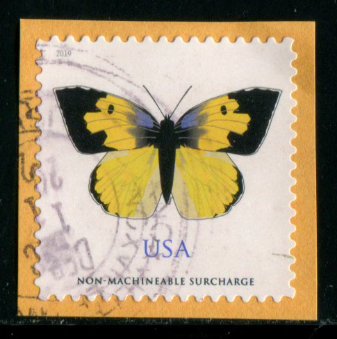 5346 US (70c) California Dogface Butterfly SA, used on paper | United ...