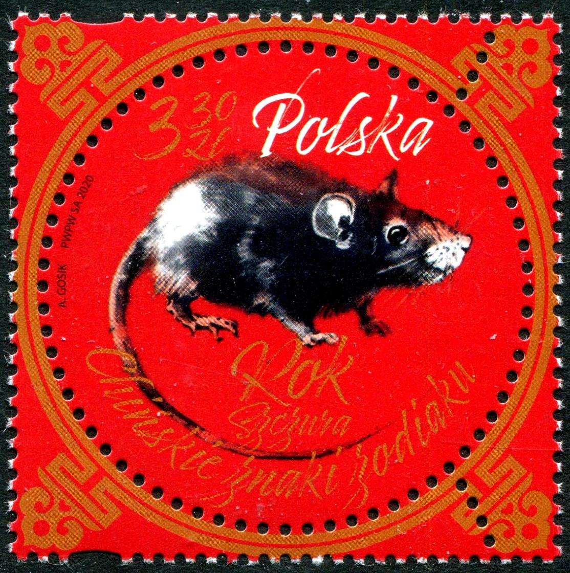 2020 Poland Year of the Rat (Scott NA) MNH | Europe - Poland, General ...