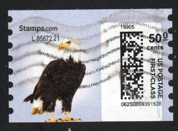 1CVP 126 - (50c) - Personal Computer Postage - "Eagle" - Used Single ...