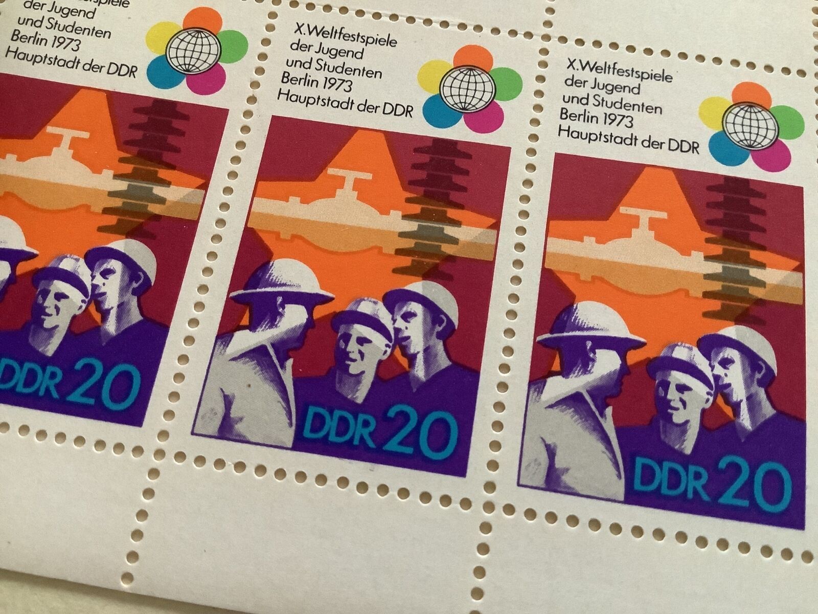 German Democratic Republic mint never hinged 1973 stamps booklet Ref ...