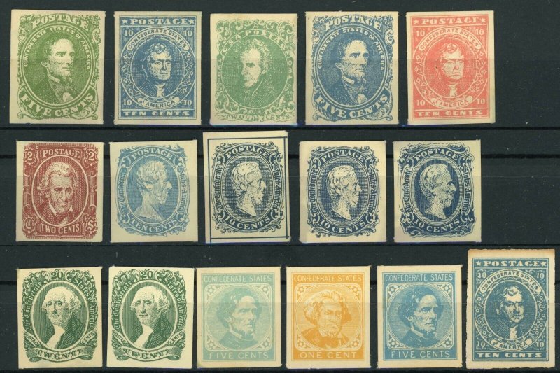 Facsimile Confederate States of America Reprint Postage Stamp ...