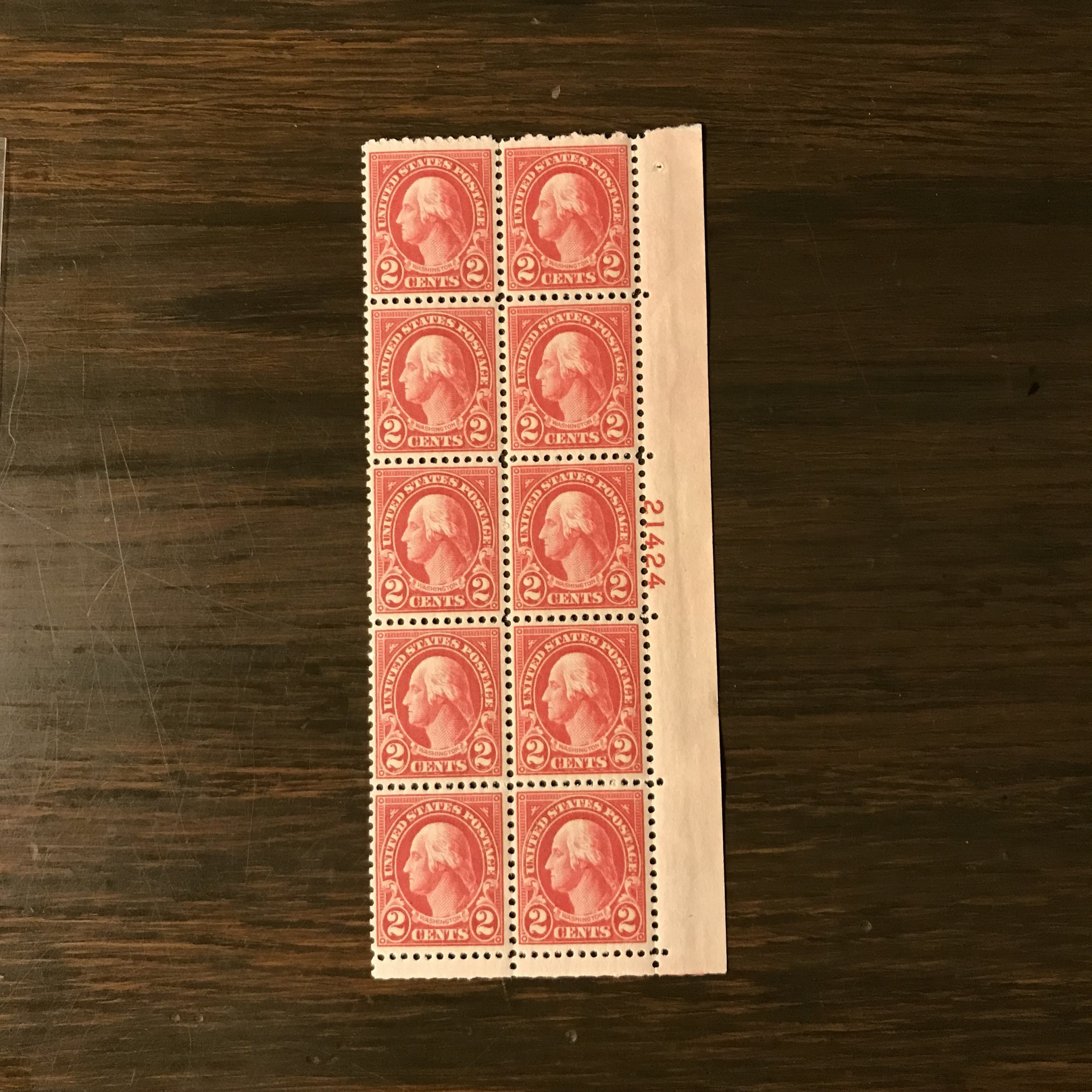 US Scott 634 PB of 10 Experimental Electric Eye (7) - P# 21424 MNH, XF ...