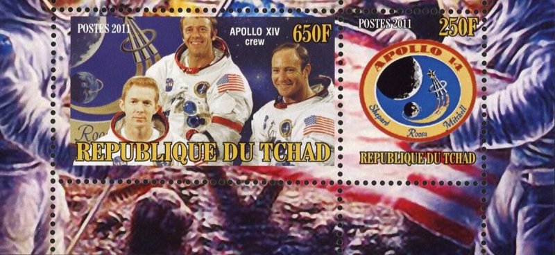 Apollo Satellite Space Astronauts Galaxy Souvenir Sheet of 6 Stamps MNH ...
