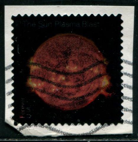 5605 US (55c) Sun Science - Plasma Blast SA, used on paper | United ...