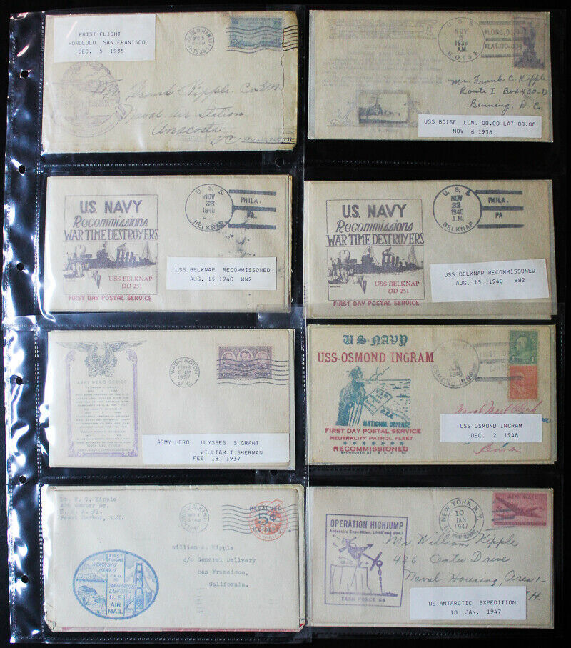 US Stamps Collection Lot of 24 1930s-40s Naval, Flight, Zeppelin ...