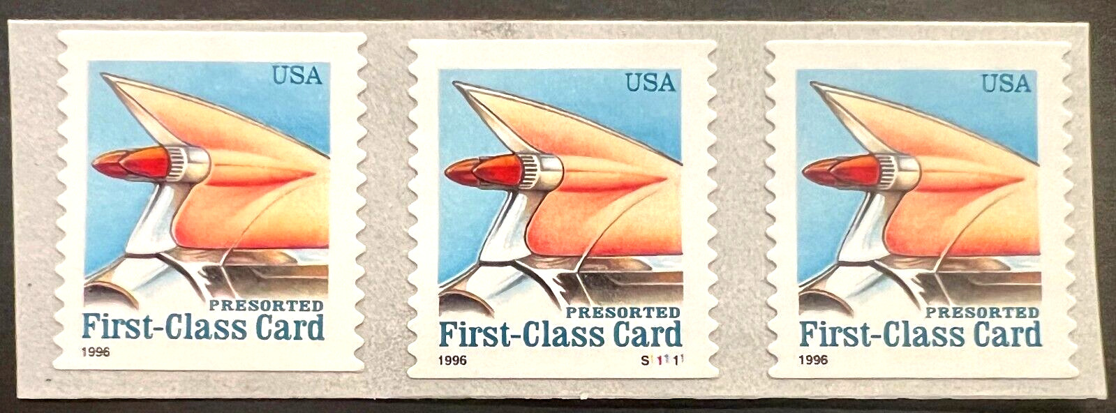Scott#: 2910 - American Scenes: Automobile Tail Fin 15¢ 1996 SV PNC3 ...