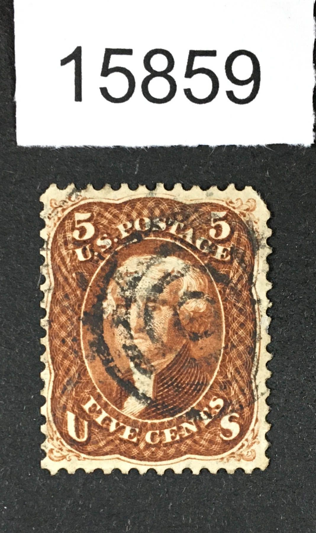 US Stamps # 75 RED Brown Used $425+ LOT #15859 | United States, General ...