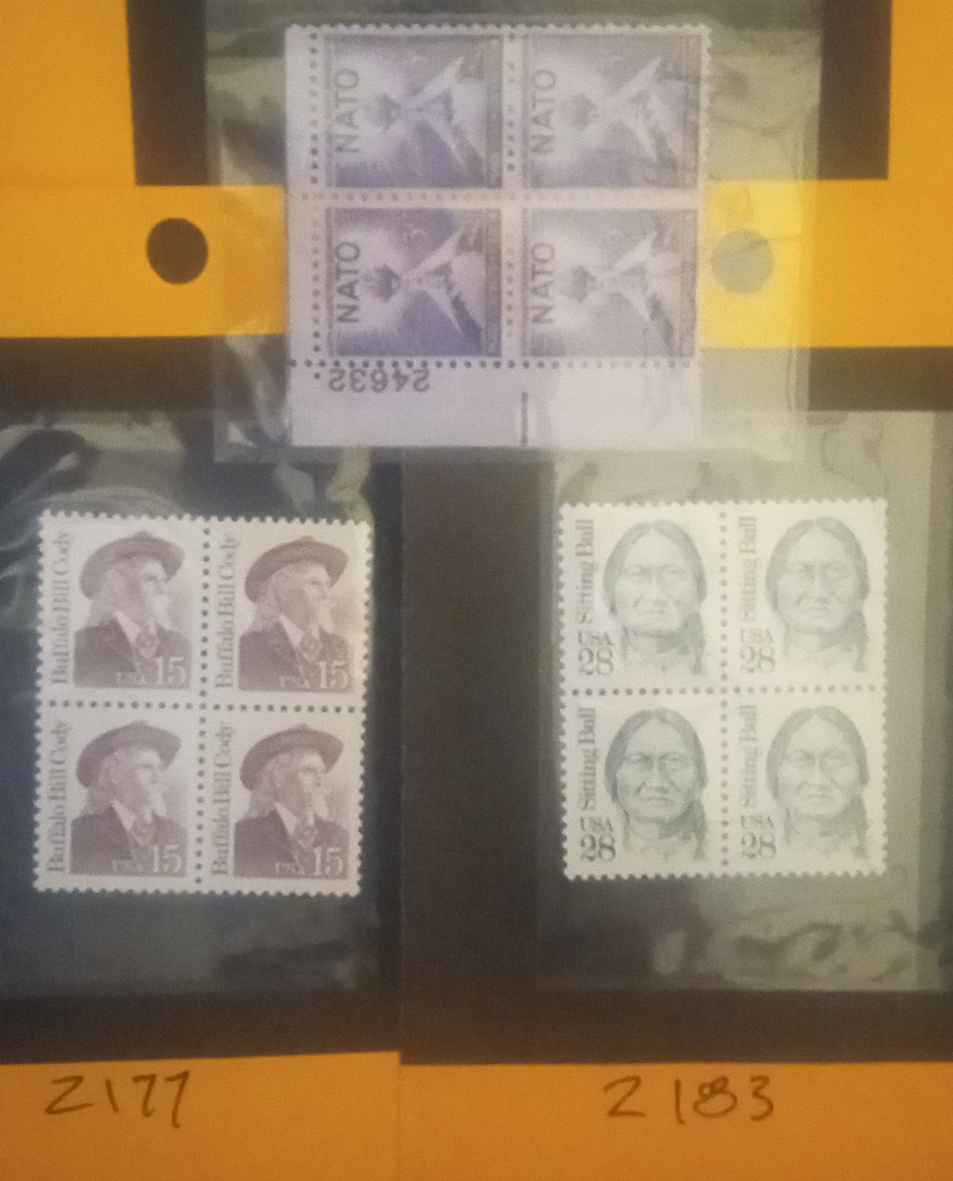 2183 RANDOM BLOCK GROUPS (3blks per) | United States, General Issue ...