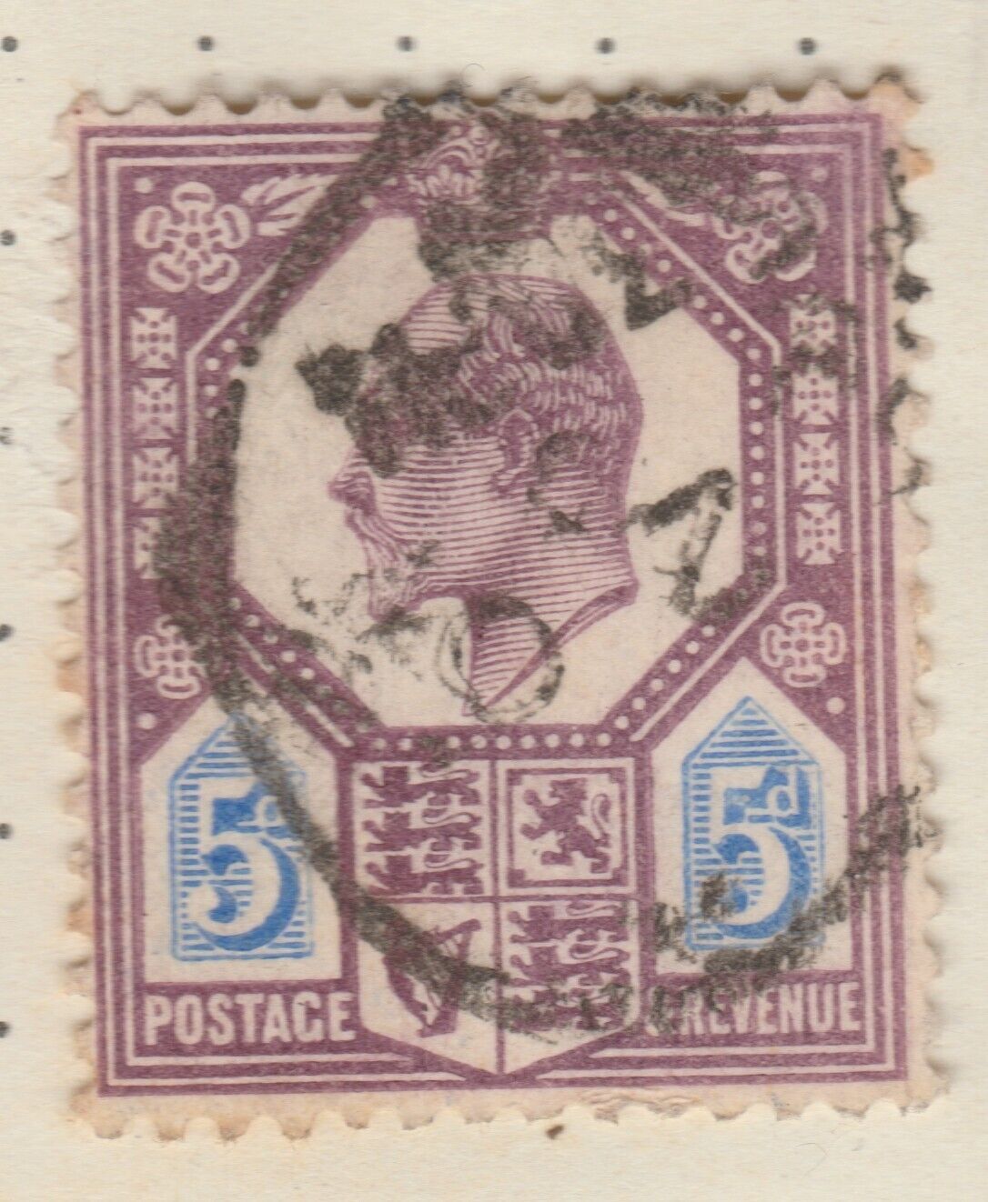 GREAT BRITAIN King Edward VII 1902 5d Used Stamp A29P12F31863 | Great ...