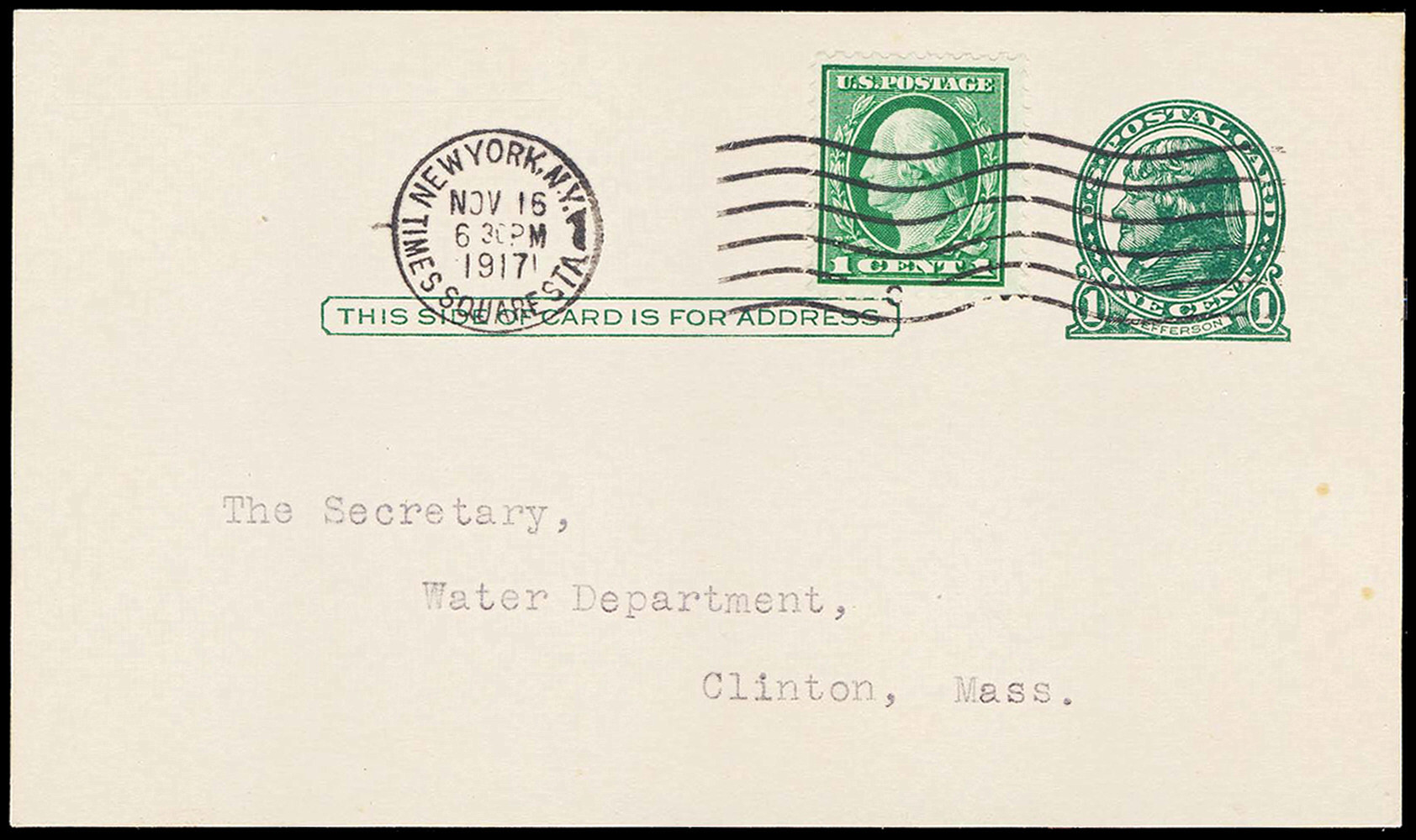 U.S. Postal Cards Ux27D Used (ID # 111330) | United States, Postal ...