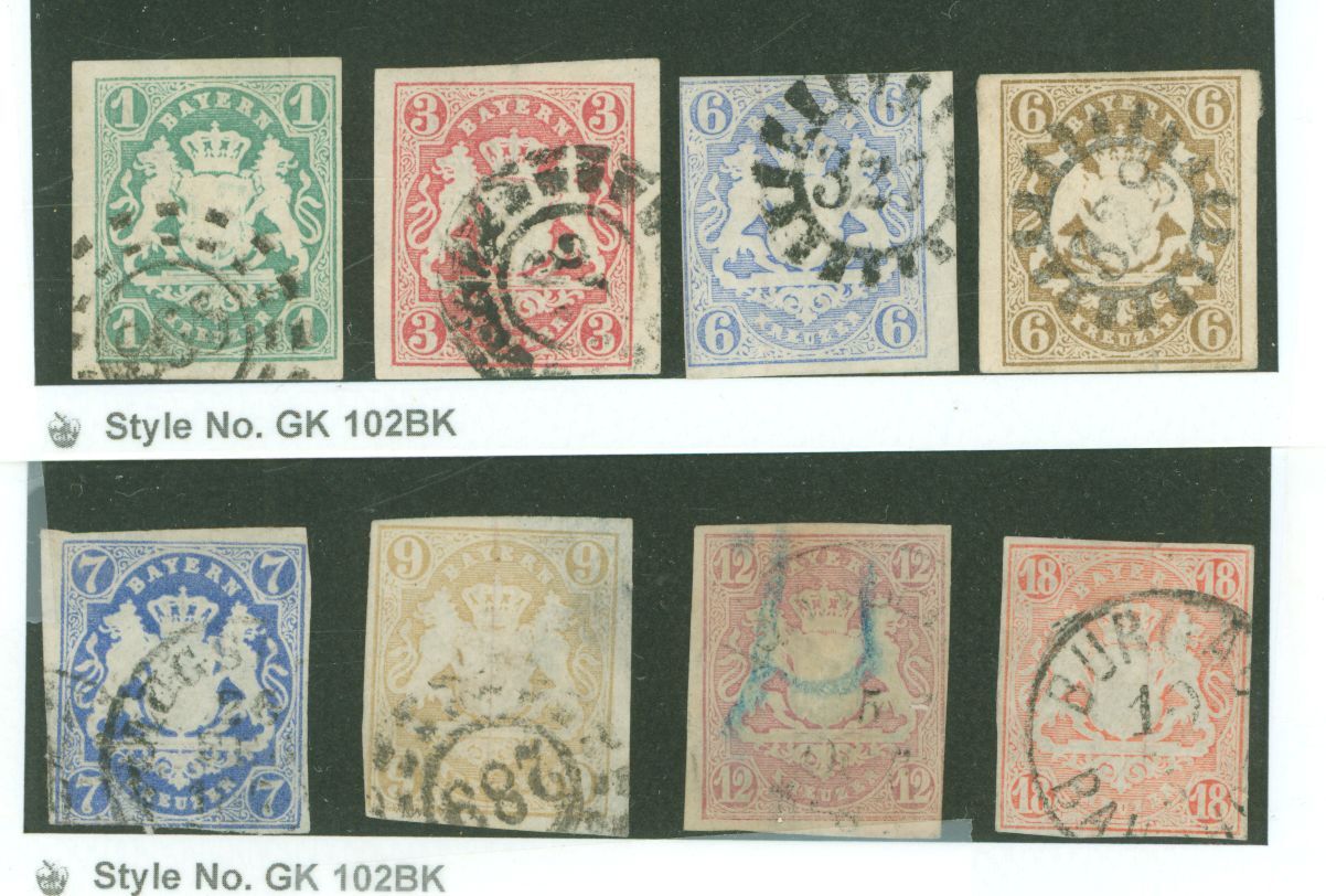 Bavaria #15-22 Single (Complete Set) | Worldwide - Other, General Issue ...