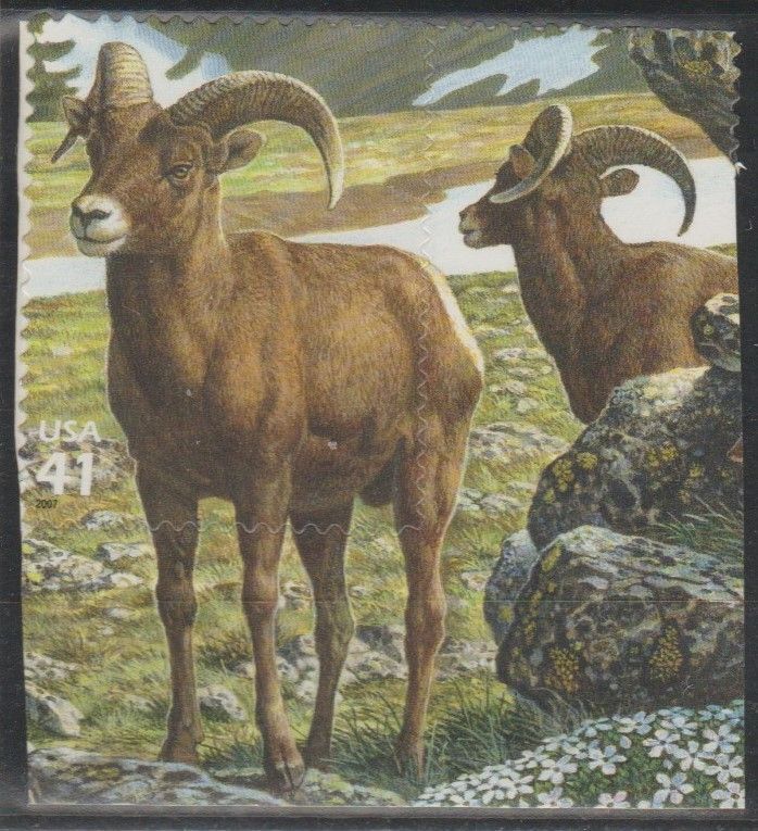 4198g, Single plus "Big horned Sheep" MNH, .41 cent | United States ...