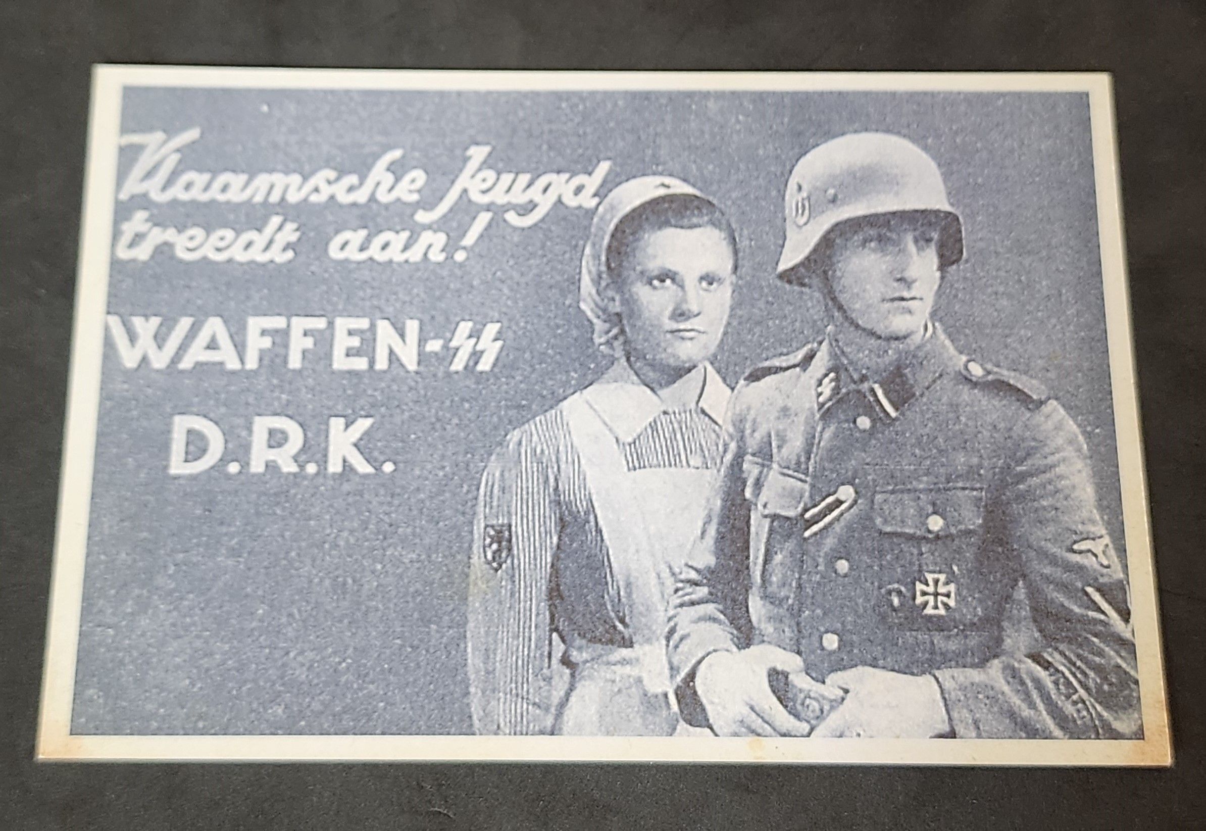 Nazi Germany Third Reich NSDAP Propaganda Postcard Waffen SS Red Cross ...