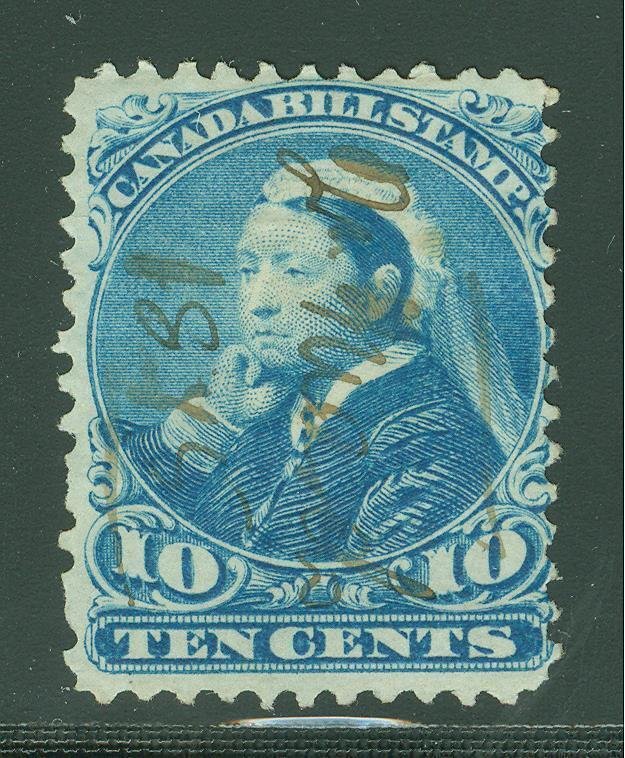 Canada 10 Cent Revenue Bill Stamps Used as Shown | Canada, Stamp / HipStamp