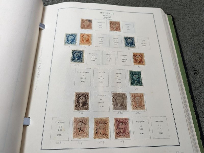 USA Scott National Album Revenue Stamps Revenue, Wine ++ -53 Photos ...