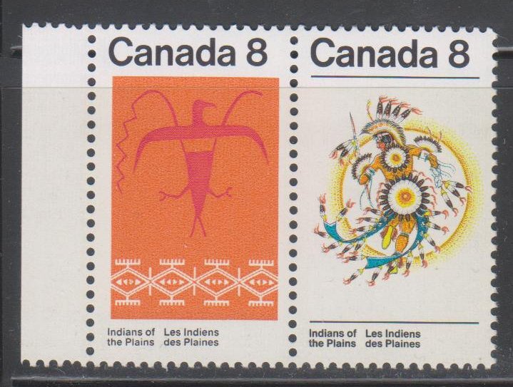 Canada, 8c Plains Indians (SC# 565a) MNH PAIR | Canada, General Issue ...