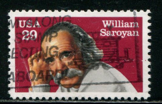 2538 US 29c William Saroyan, used | United States, General Issue Stamp ...