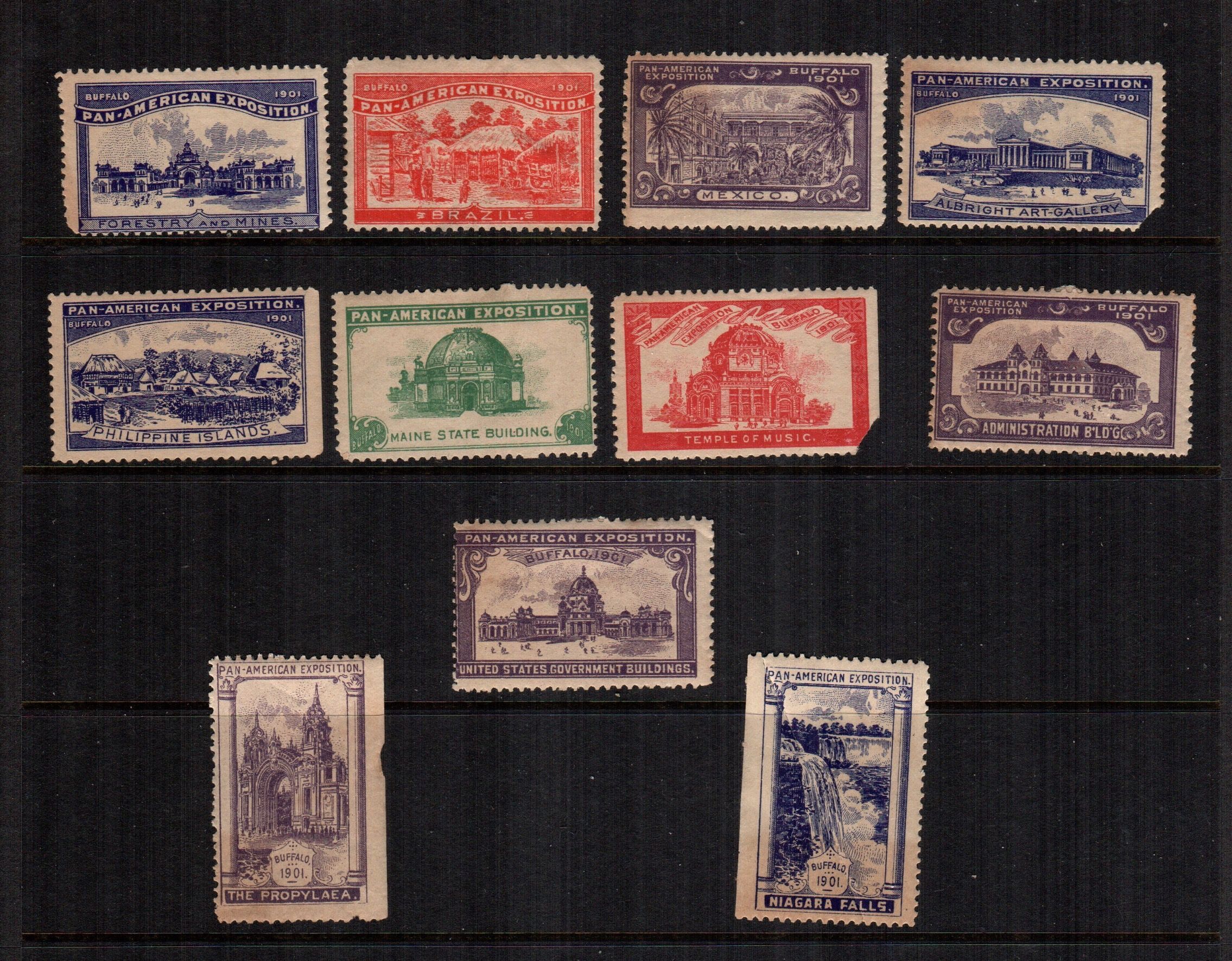 US 11 mint pan american expo stamps | United States, General Issue ...