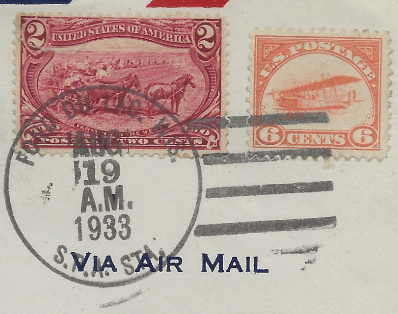 8/19/1933 SPA Convention Fond du Lac Wisconsin C1 286 tied station ...