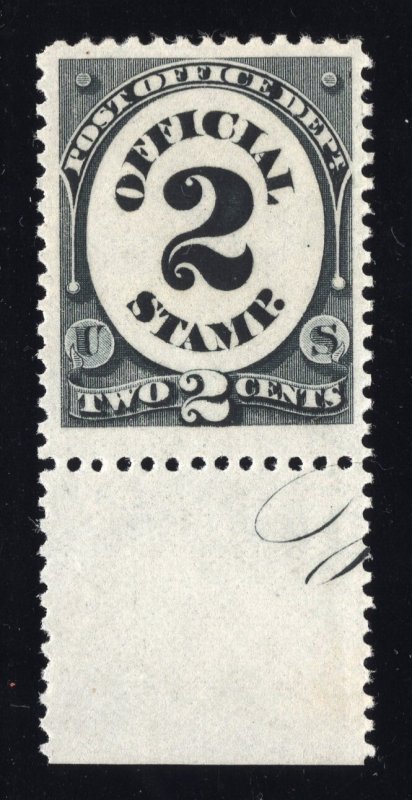 U.S. - P.O. Official # O48 - Partial Plate# - Mint - Original Gum ...