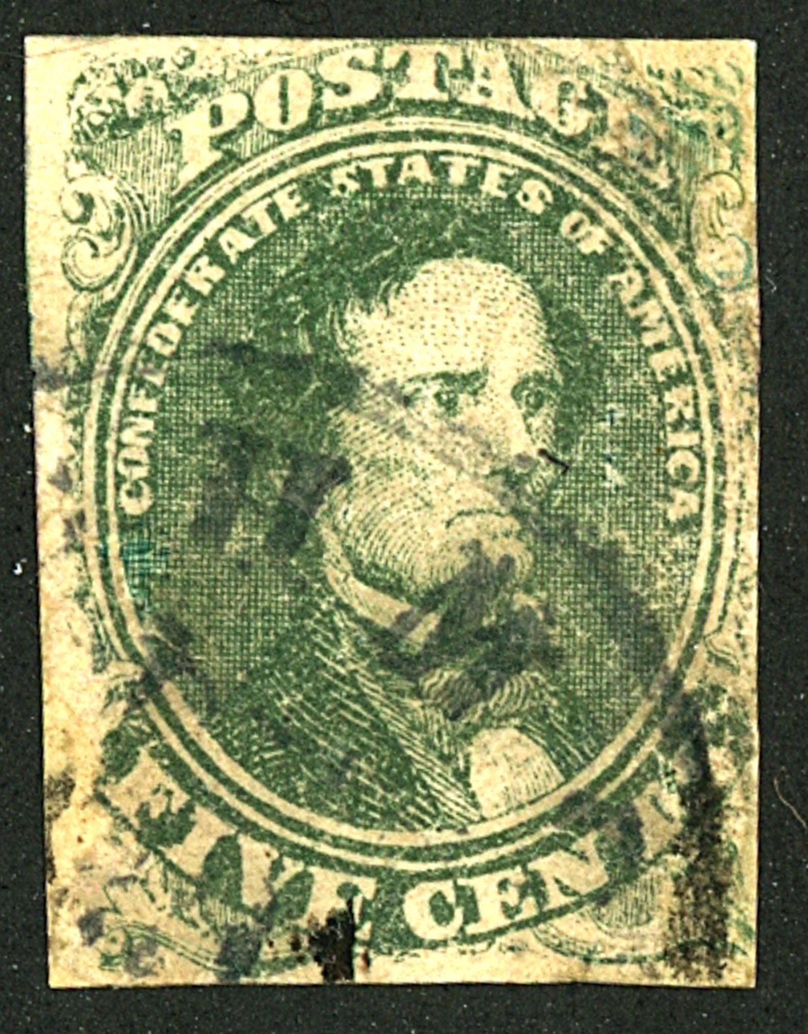 CSA #1 Used Tiny Thins | United States, General Issue Stamp / HipStamp