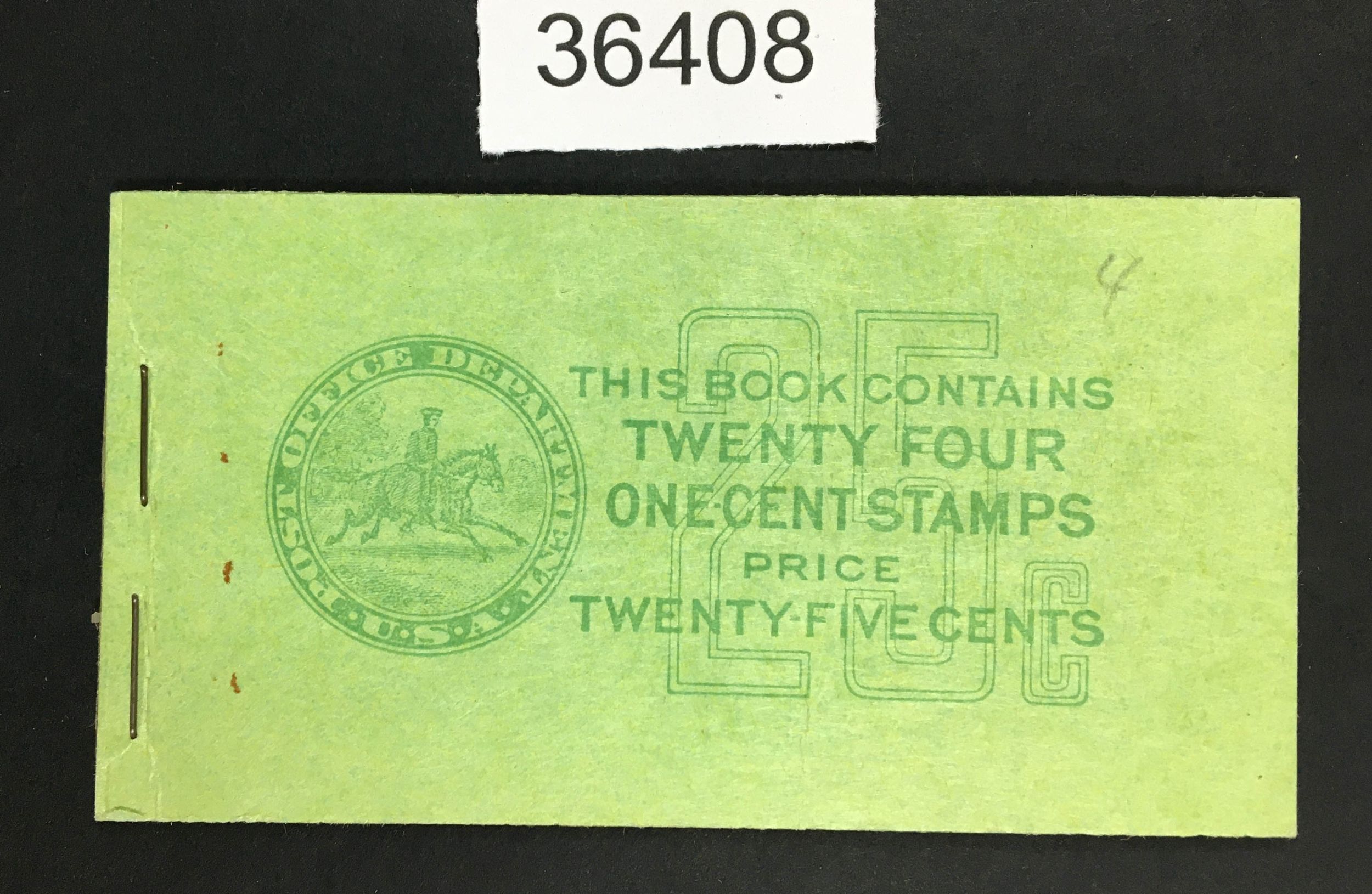 US Stamps # Bk90 Complete Unexploded Booklet Mint OG NH LOT #36408 ...